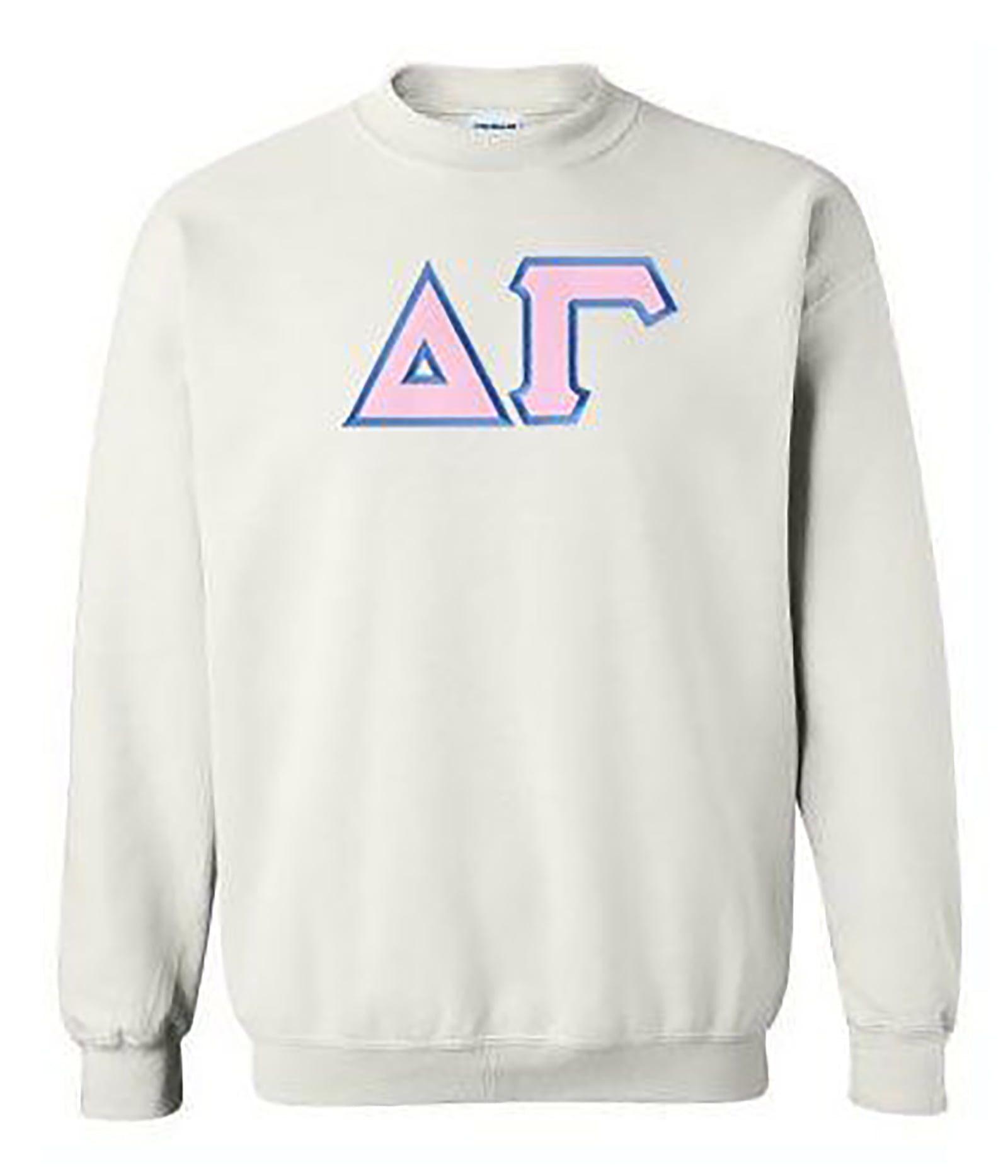 Delta Gamma Lettered Crewneck Small White - Walmart.com