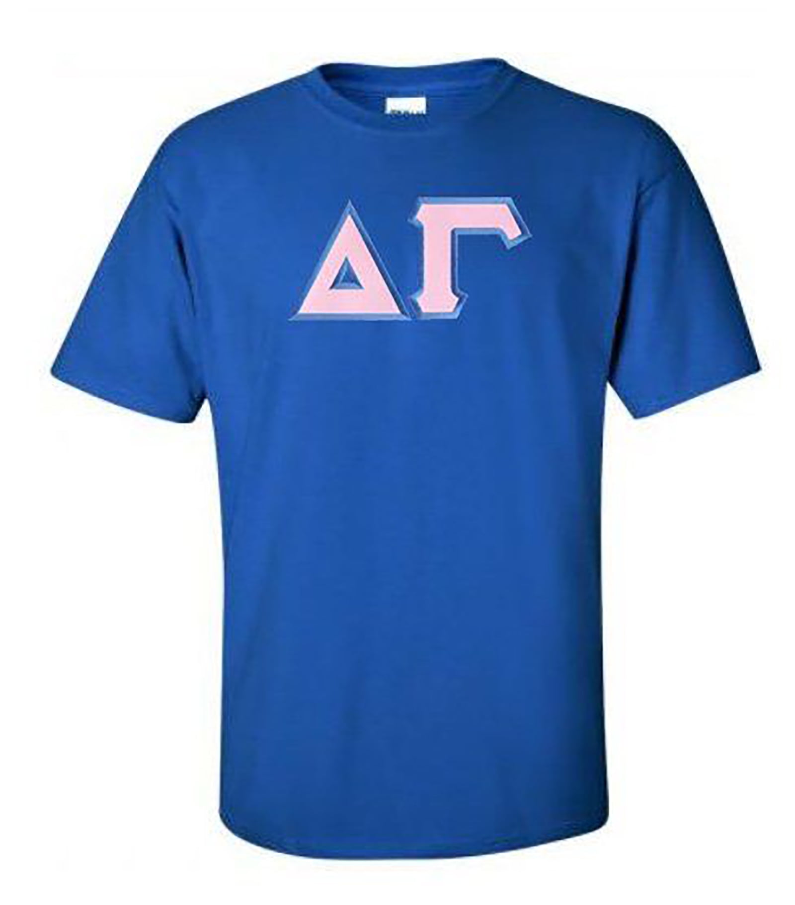Delta Gamma Lettered Tee Large Royal Blue - Walmart.com