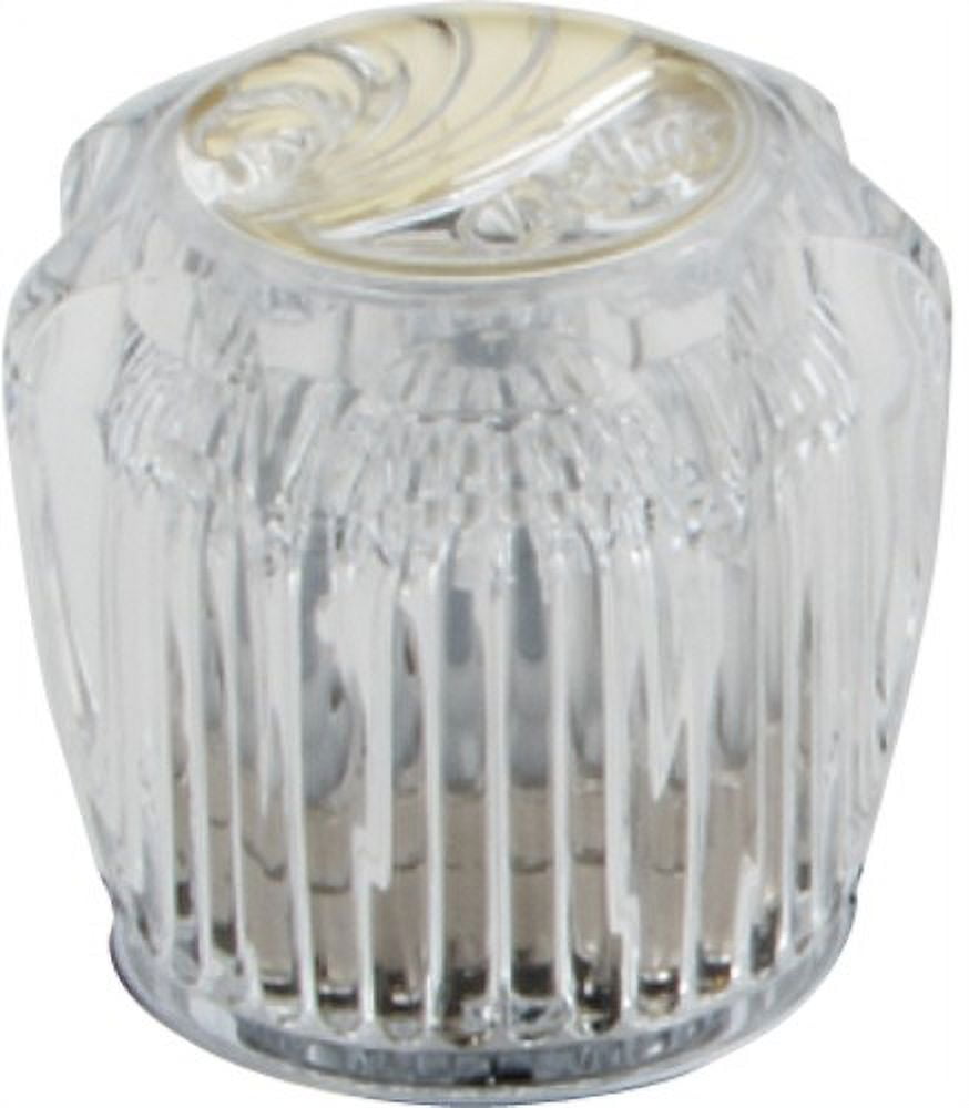 Delta H21PB Clear Knob Handles - Polished Brass - Walmart.com