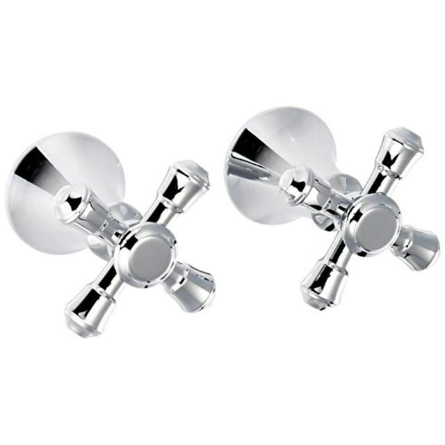 Delta H695 Metal Cross Handle Set - Roman Tub, Chrome - Walmart.com