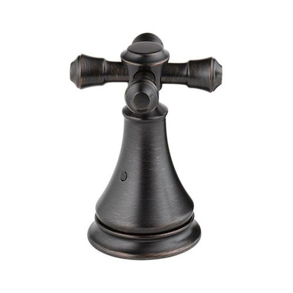 Delta H695RB Metal Cross Handle Set - Roman Tub, Venetian Bronze ...