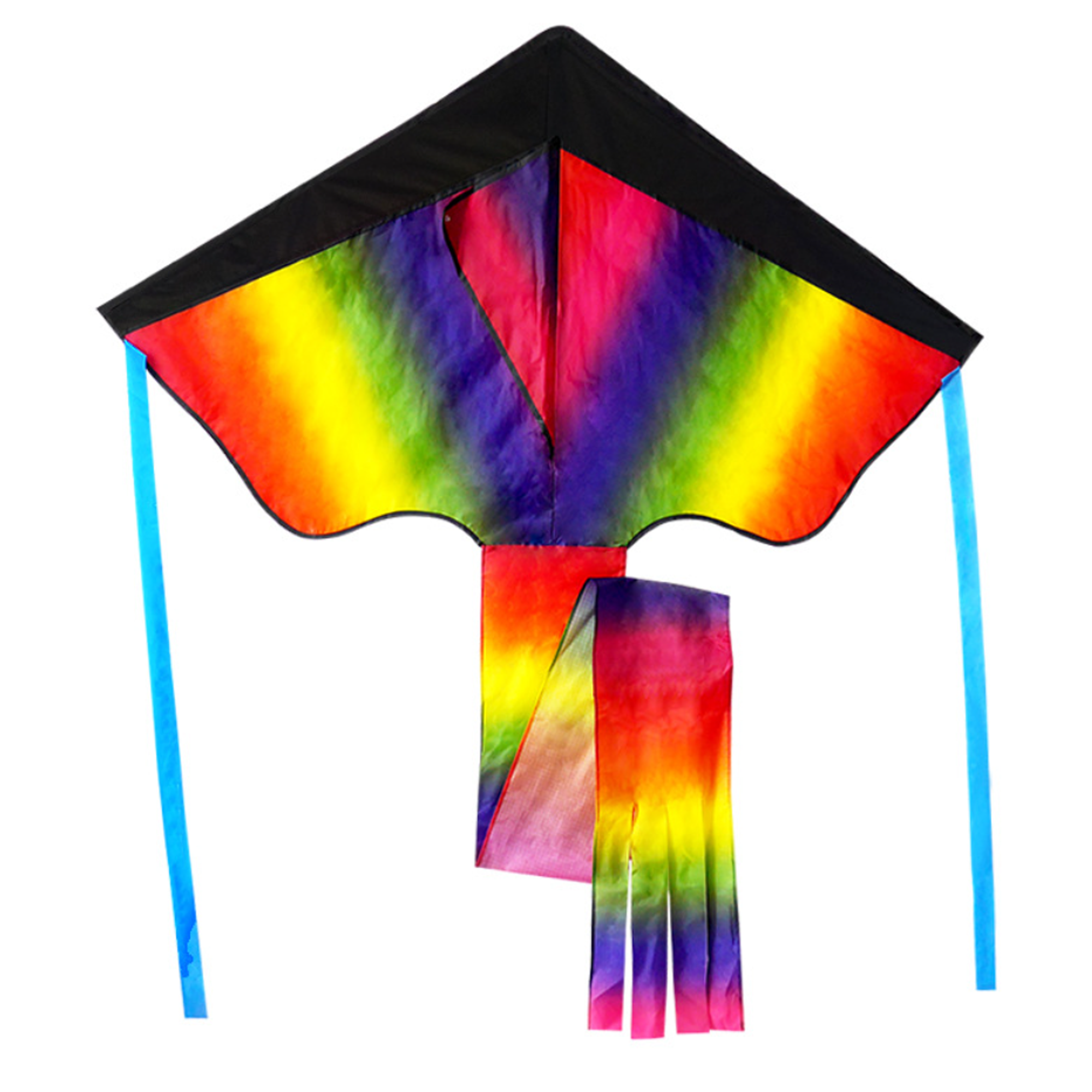 Delta Kite for Kids & Adults,Beginner Kite with Colorful Tails, 262ft ...