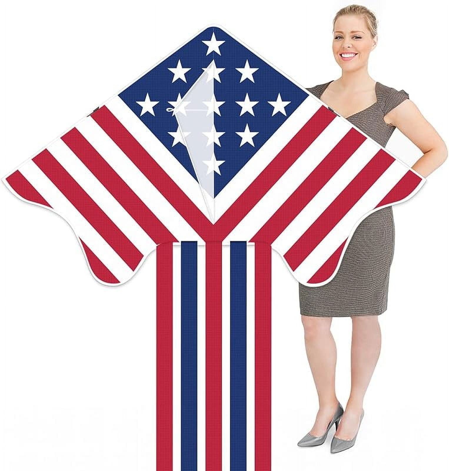 Delta Kite for Kids & Adults Easy to Fly Large, The Easiest Single Line ...