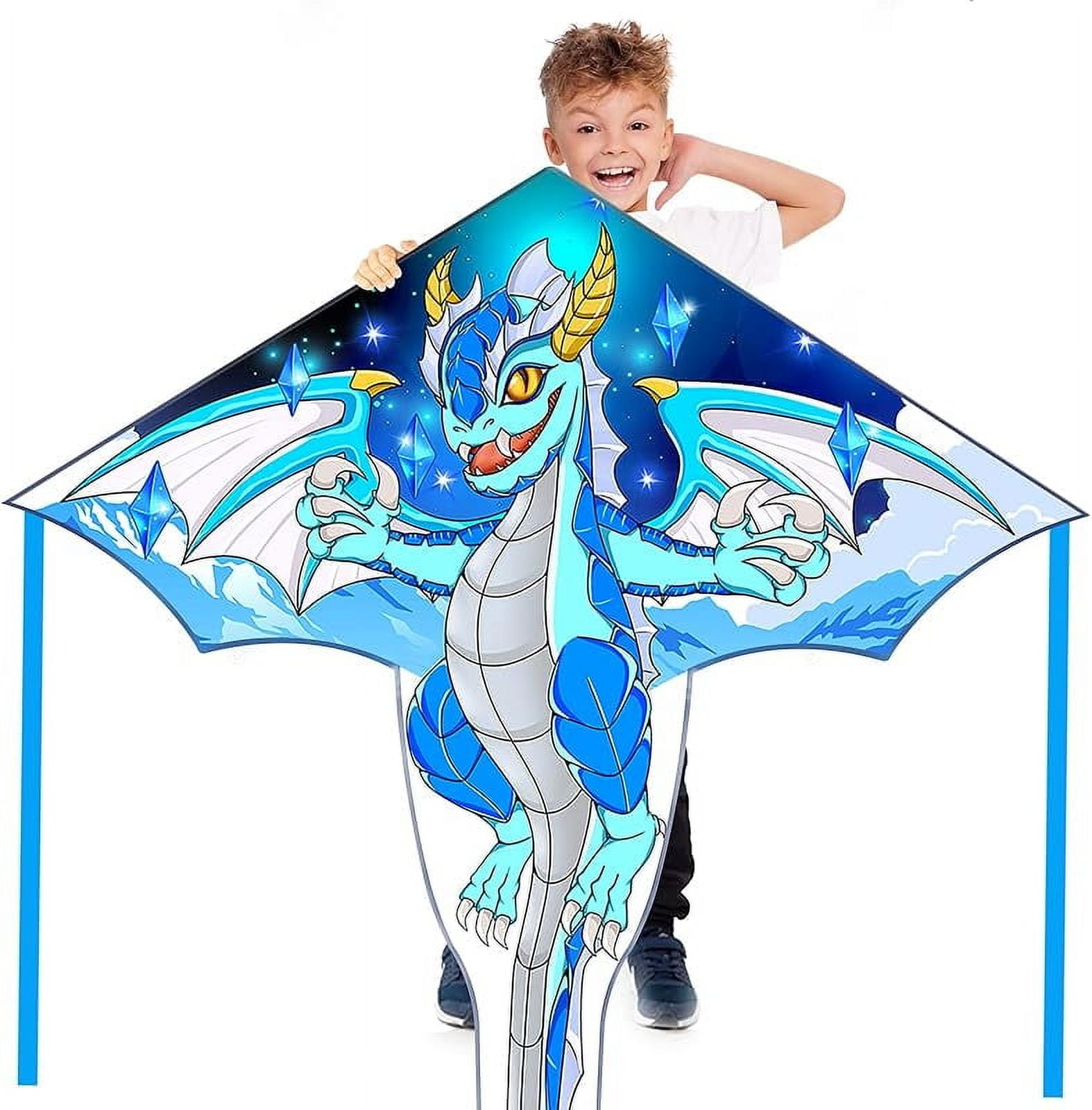 Delta Kite for Kids & Adults Easy to Fly Large, The Easiest Single Line ...