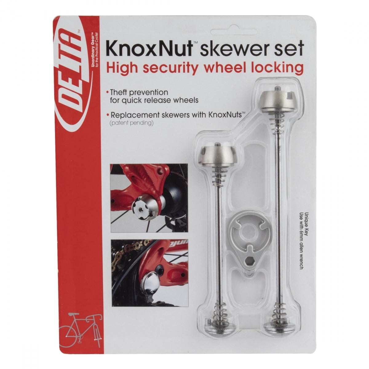 Delta KnoxNuts Locking Skewer 100/135mm - Walmart.com