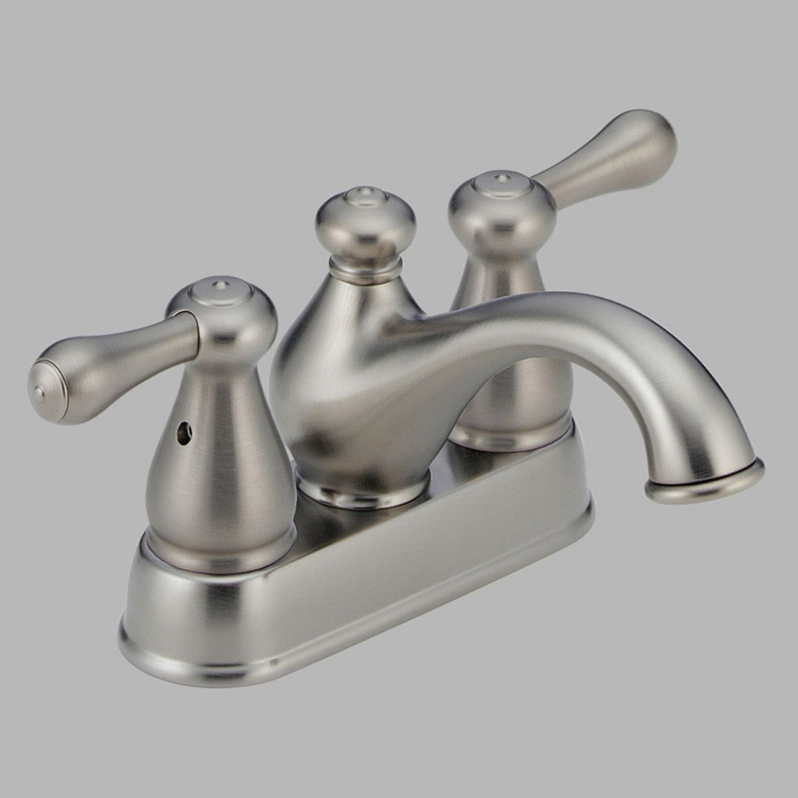 Delta Leland Centerset Lavatory Faucet with Metal Lever Handles ...