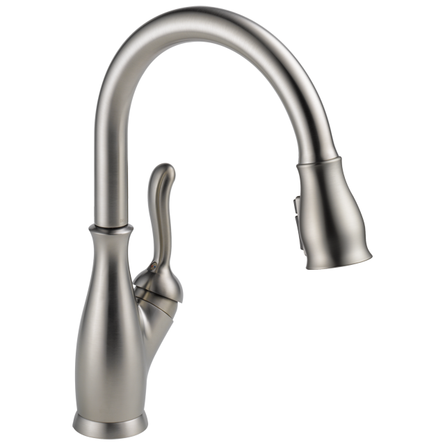 Delta Leland® Single Handle Pull-Down Kitchen Faucet with ShieldSpray ...