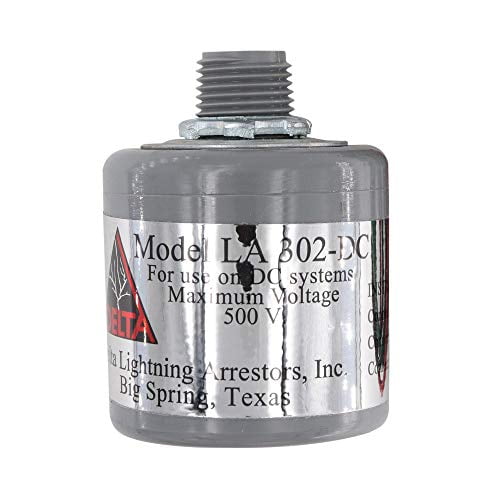 Delta Lightning DC Surge Arrestor - 0-500 VDC, | LA302DC - Walmart.com