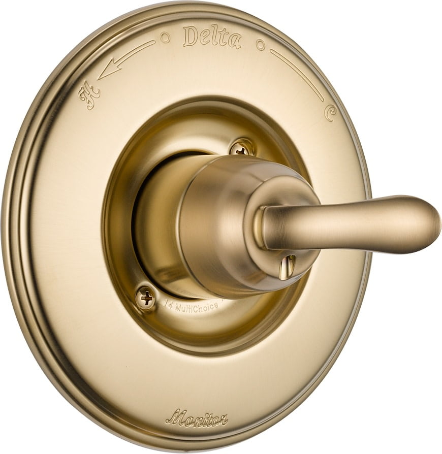 Delta Linden Monitor® 14 Series Valve Only Trim in Champagne Bronze ...