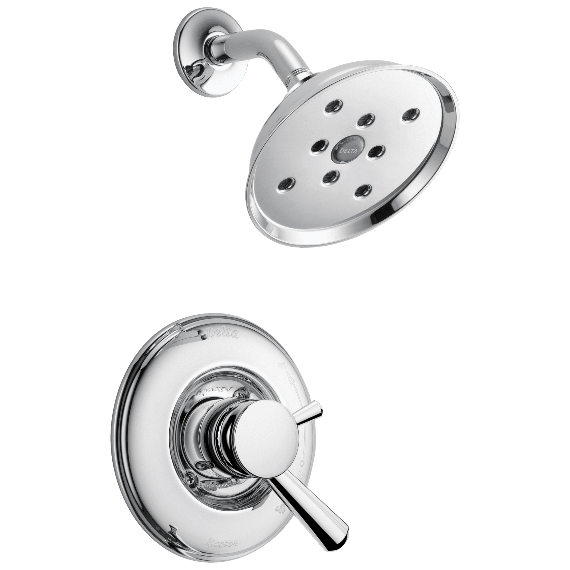 Delta Linden MonitorÂ® 17 Series Traditional Shower Trim in Chrome ...