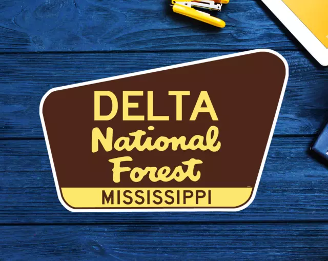 Delta National Forest Decal Sticker Mississippi Sticker Ms Phone Decal ...
