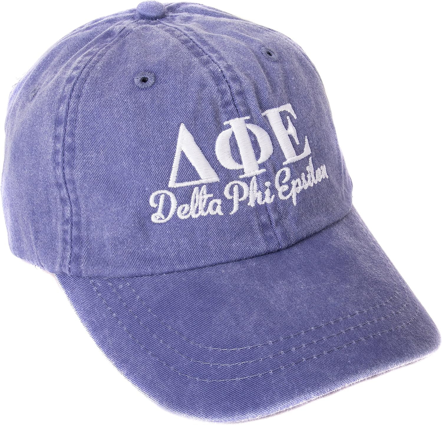 Delta Phi Epsilon Baseball Hat (S) Embroidered Cap Cursive Name Font ...
