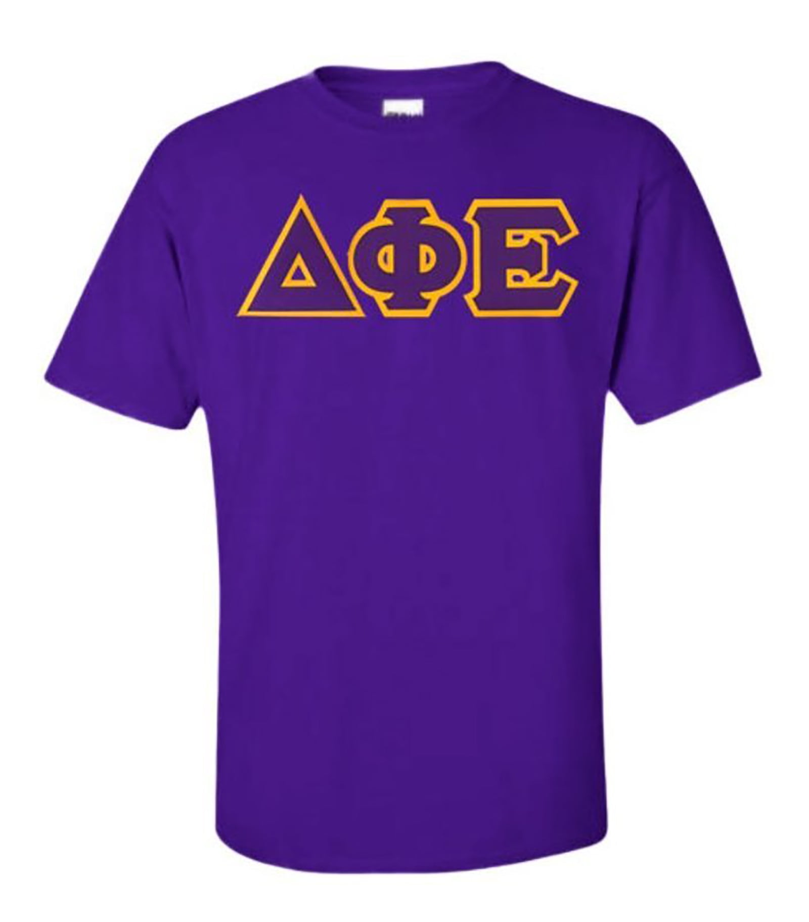 Delta Phi Epsilon Lettered Tee Medium Purple - Walmart.com