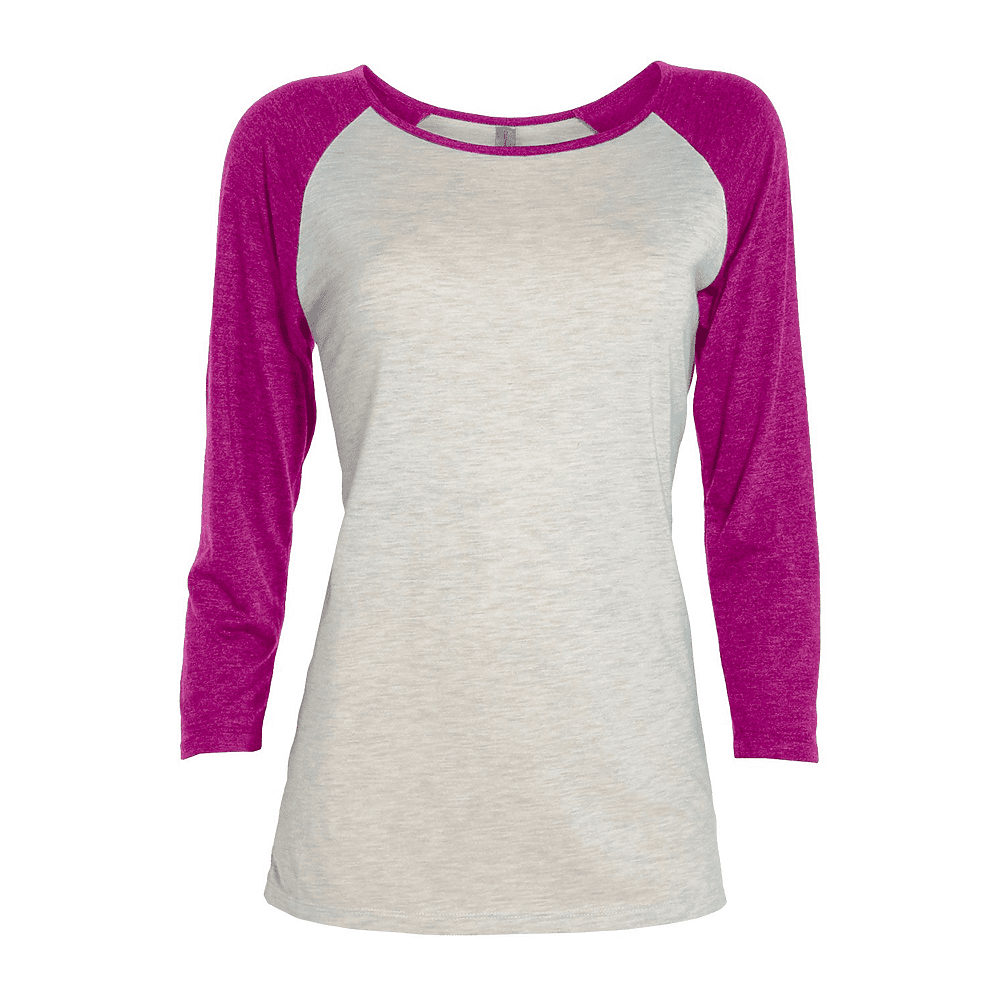 Delta Platinum Ladies 3/4 Sleeve Raglan Tee - Walmart.com