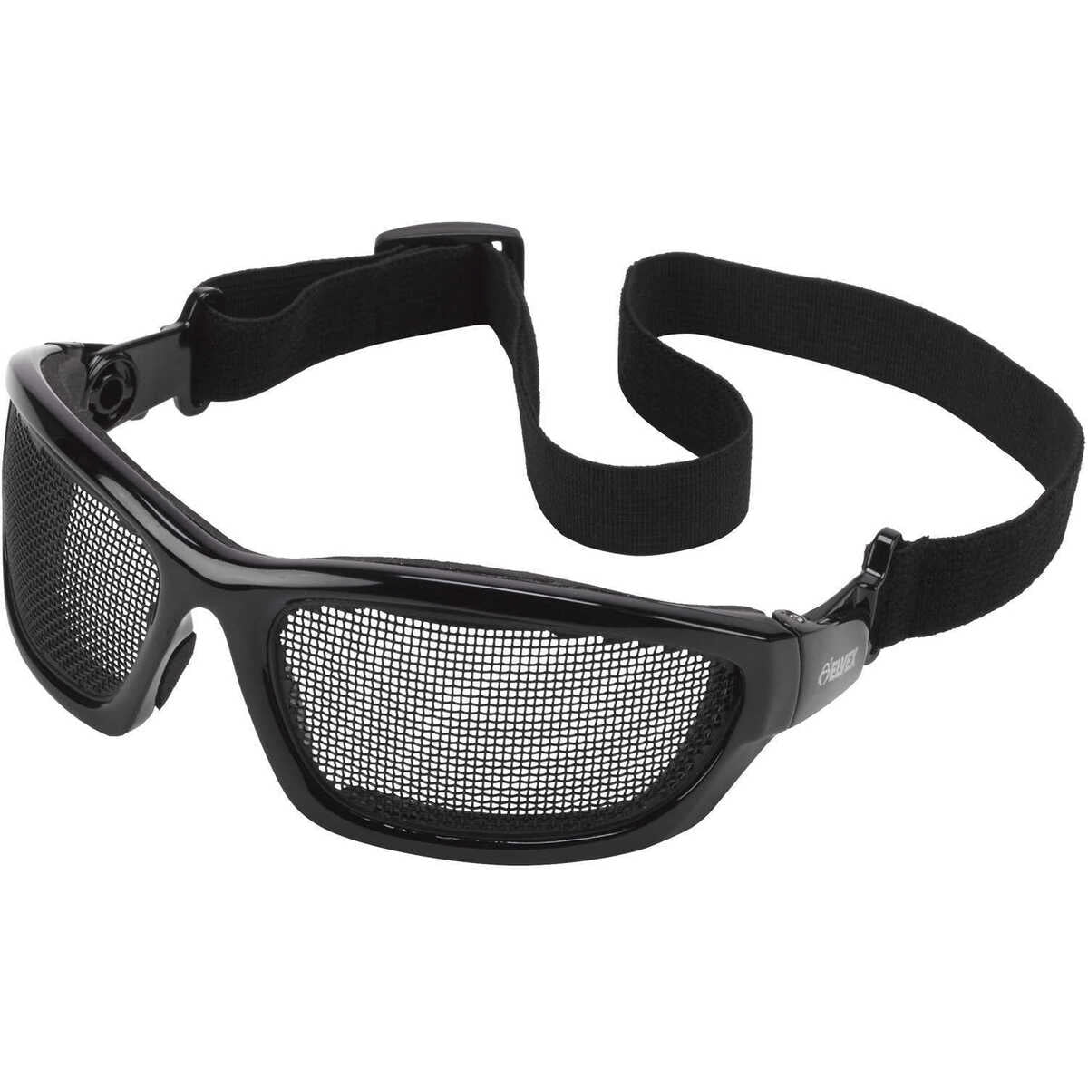 Delta Plus GG-50 Black Stainless Steel Mesh "Lens" Safety Glasses ...