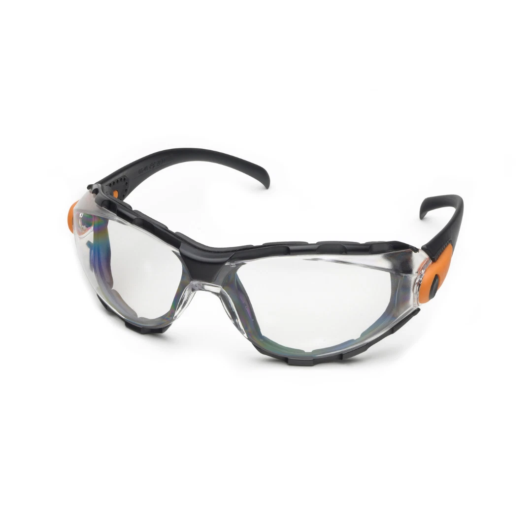 Delta Plus Gg-40C-Af Go-Specs Black/Orange Safety Glasses W/ Clear Anti ...