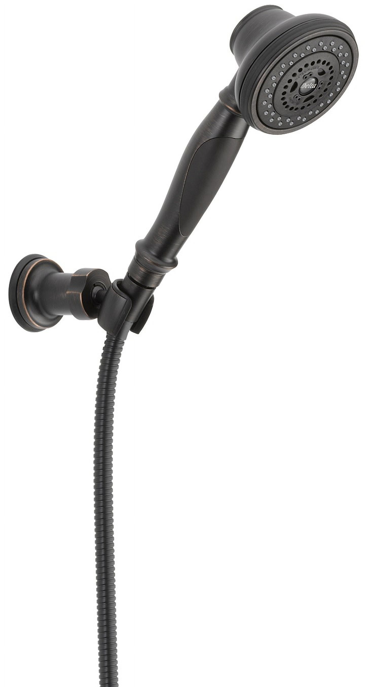 Delta Premium Adjustable 3-Setting Wall Mount Hand Shower, Venetian ...