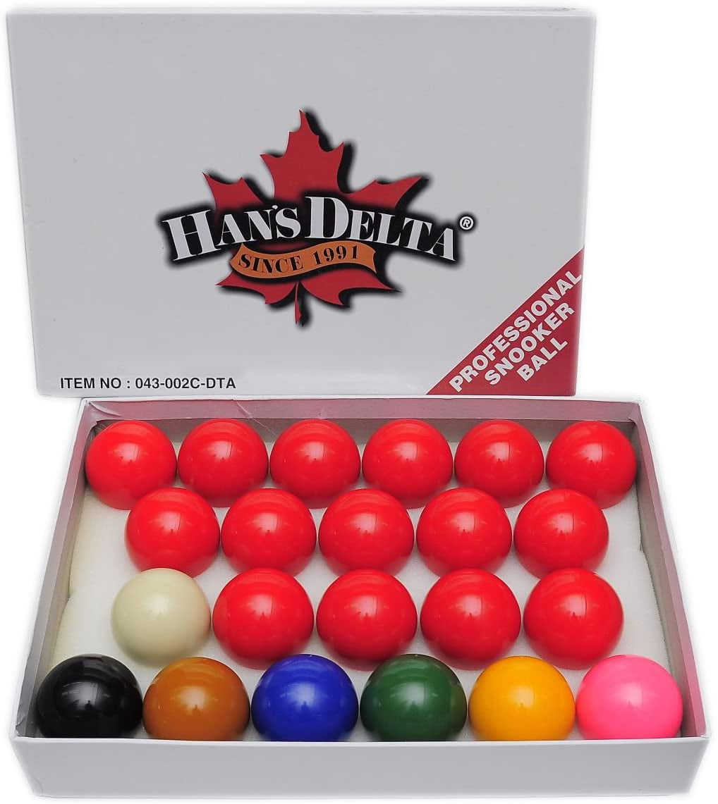 Delta Professional Snooker Billiard Balls Set, 2 1/16-Inch, Complete 22 ...