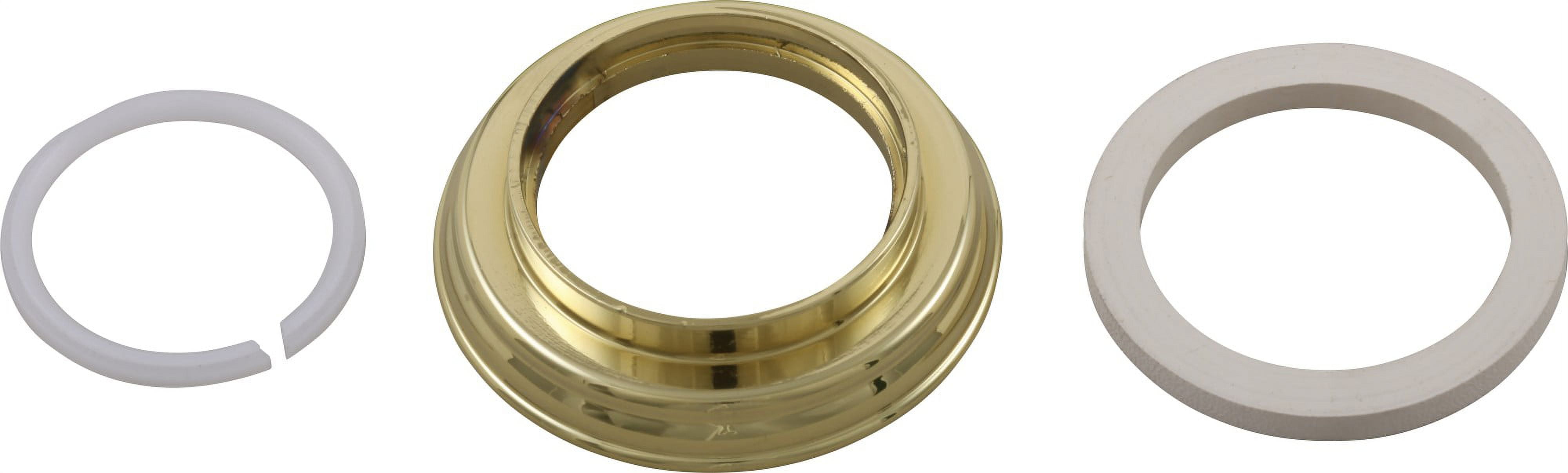 Delta RP26146PB Handle Base, Snap Ring & Gasket - Polished Brass ...