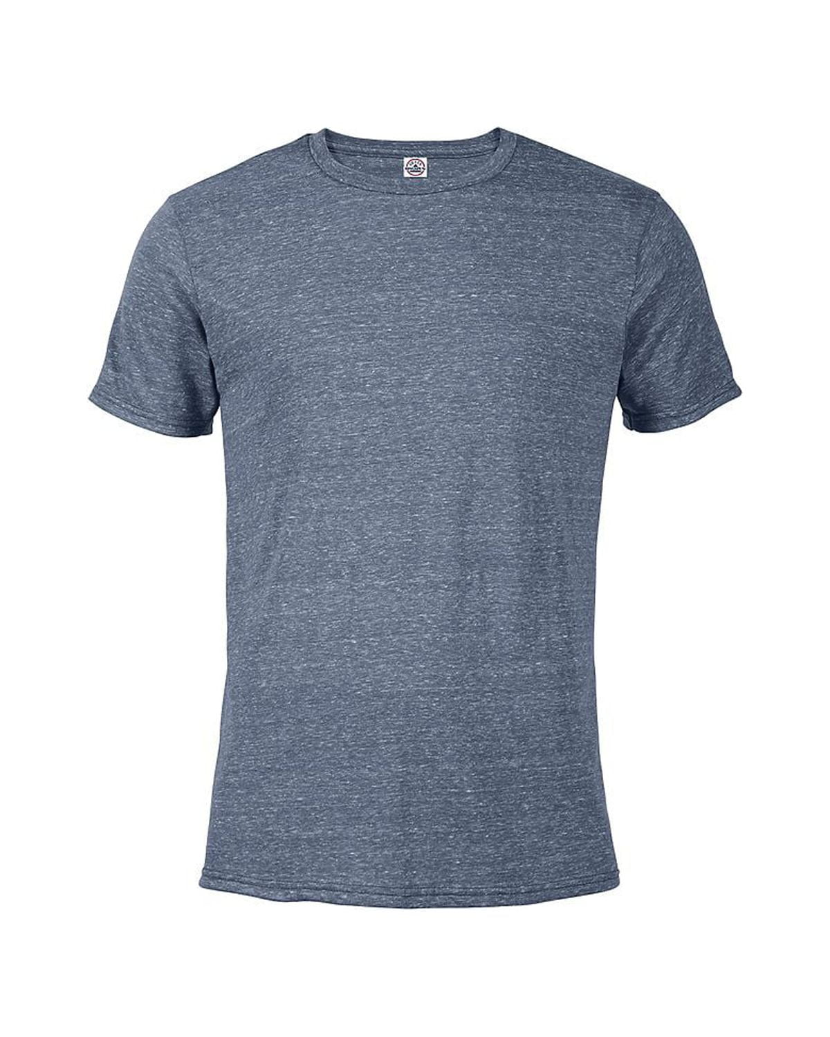 Delta Ringspun Adult Snow Heather Tee New Updated Fit - Walmart.com