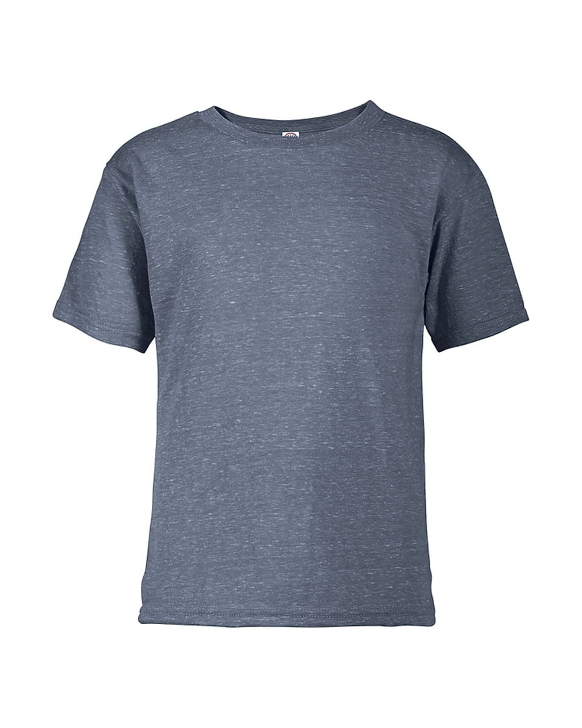Delta Ringspun Juvenile Snow Heather Tee - Walmart.com