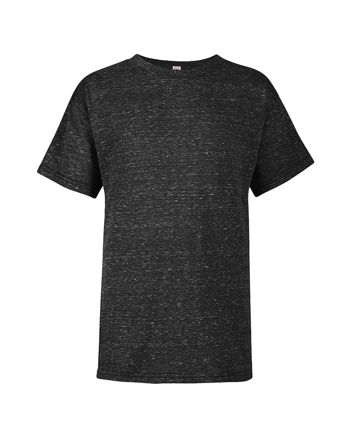 Delta Ringspun Youth Retail Fit Snow Heather Tee - Walmart.com