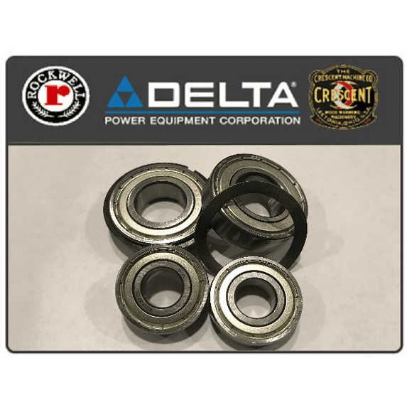 Delta Rockwell 17" Drill Press Quill and Spindle Bearing Rebuild Kit ...