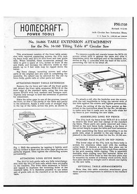 Delta Rockwell 34866 Table Extension Attachment 34160 Tilting Table 8 ...