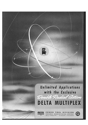 Instruction Manual ONLY for Delta Rockwell Double Radial Action ...
