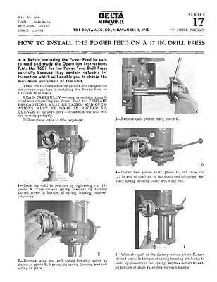 Delta Rockwell How to Install Power Feed on a 17 in. Drill Press ...