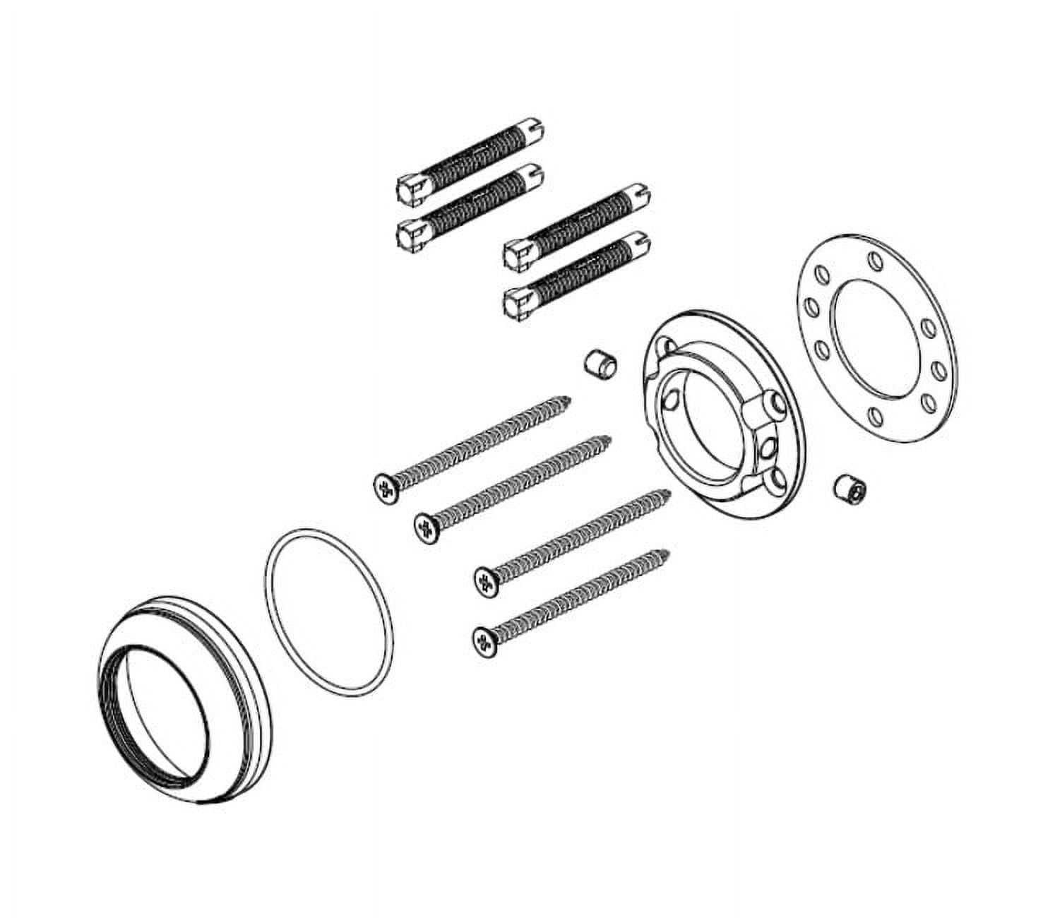 Delta Rp64634 Cassidy Wall Mount Assembly - Chrome - Walmart.com