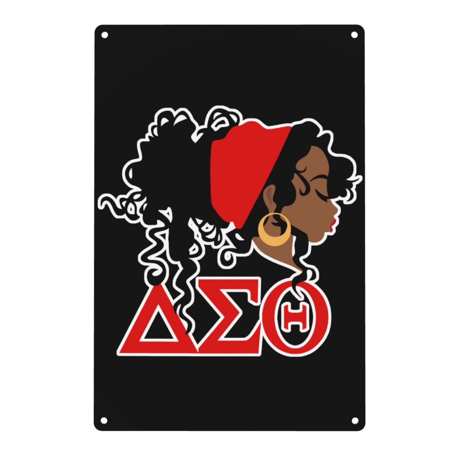 Delta Sigma Theta Aluminum Decorative Signs Wall Art Novelty Plaque Bar ...