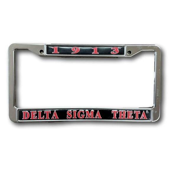 Delta Sigma Theta Black SSF20 License Frame Car Plate - Walmart.com