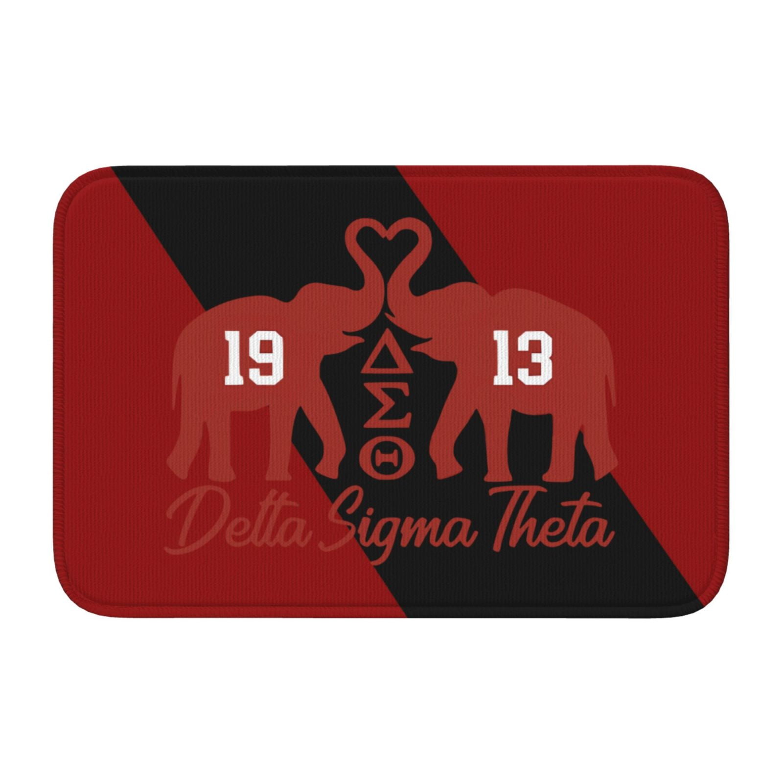 Delta Sigma Theta Carpet Playmat Rug 15.7"x23.6",Non-Slip Soft Living ...