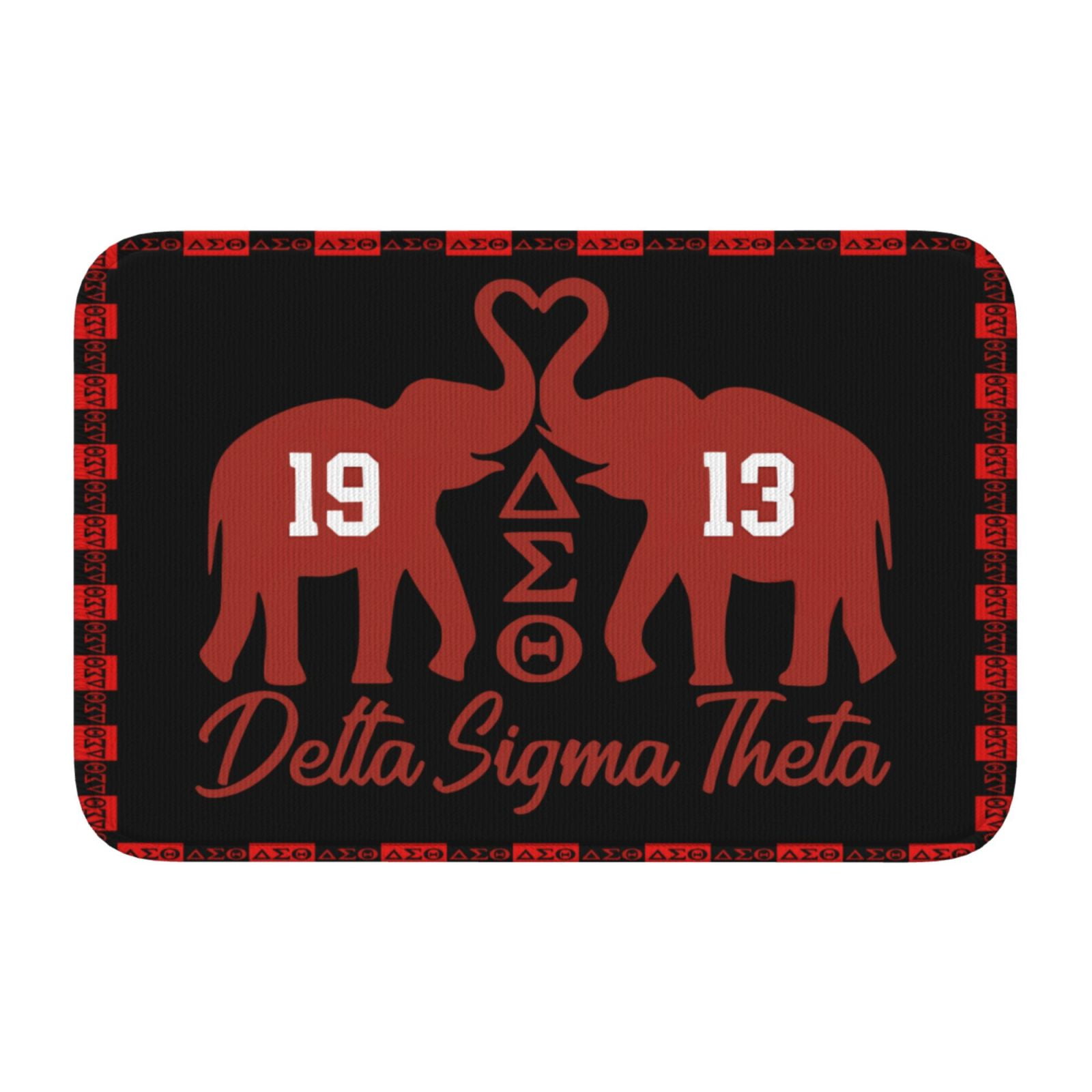 Delta Sigma Theta Carpet Playmat Rug 15.7"x23.6",Non-Slip Soft Living ...