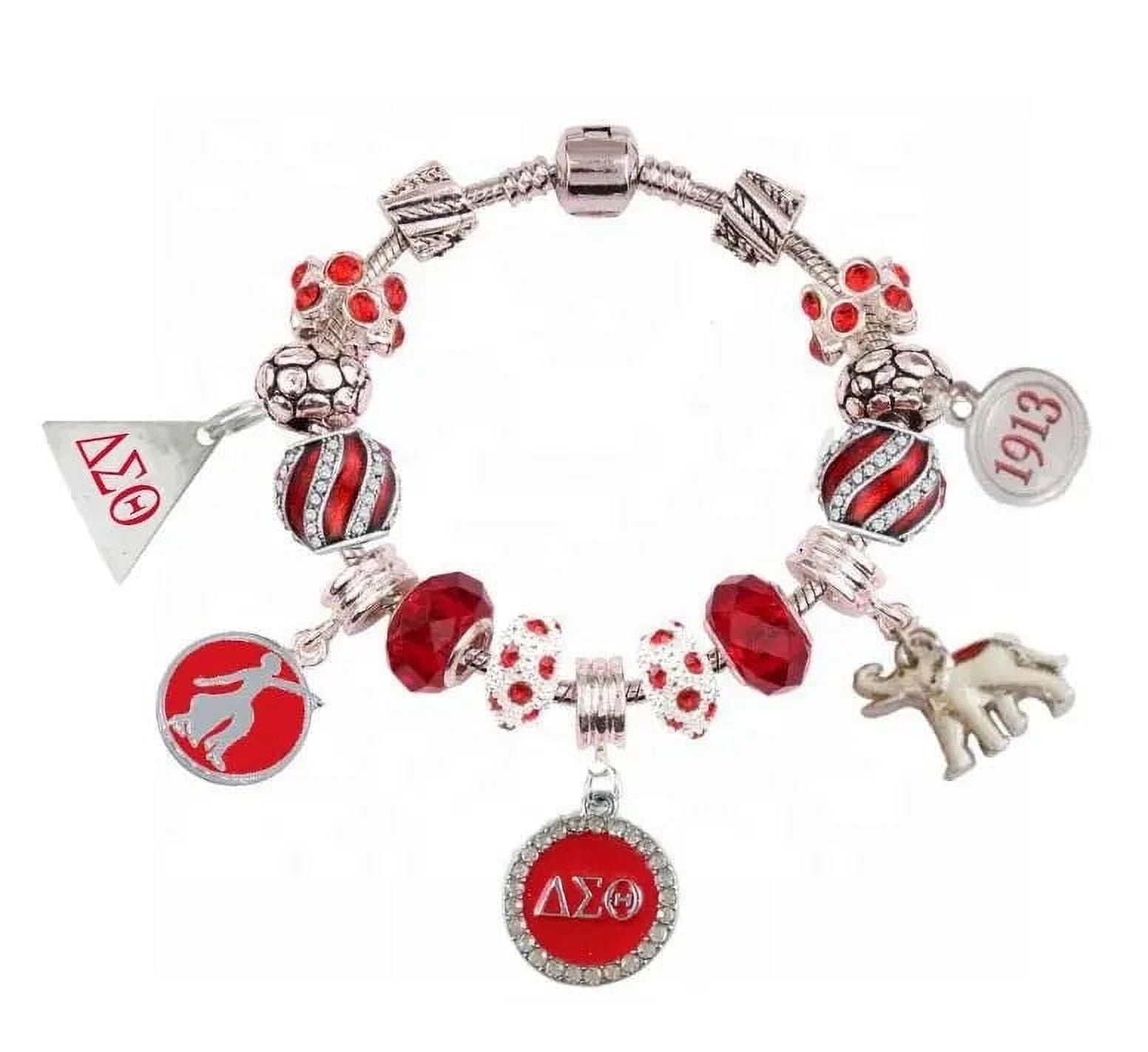 Delta Sigma Theta Cherish Charm Bracelet - Walmart.com