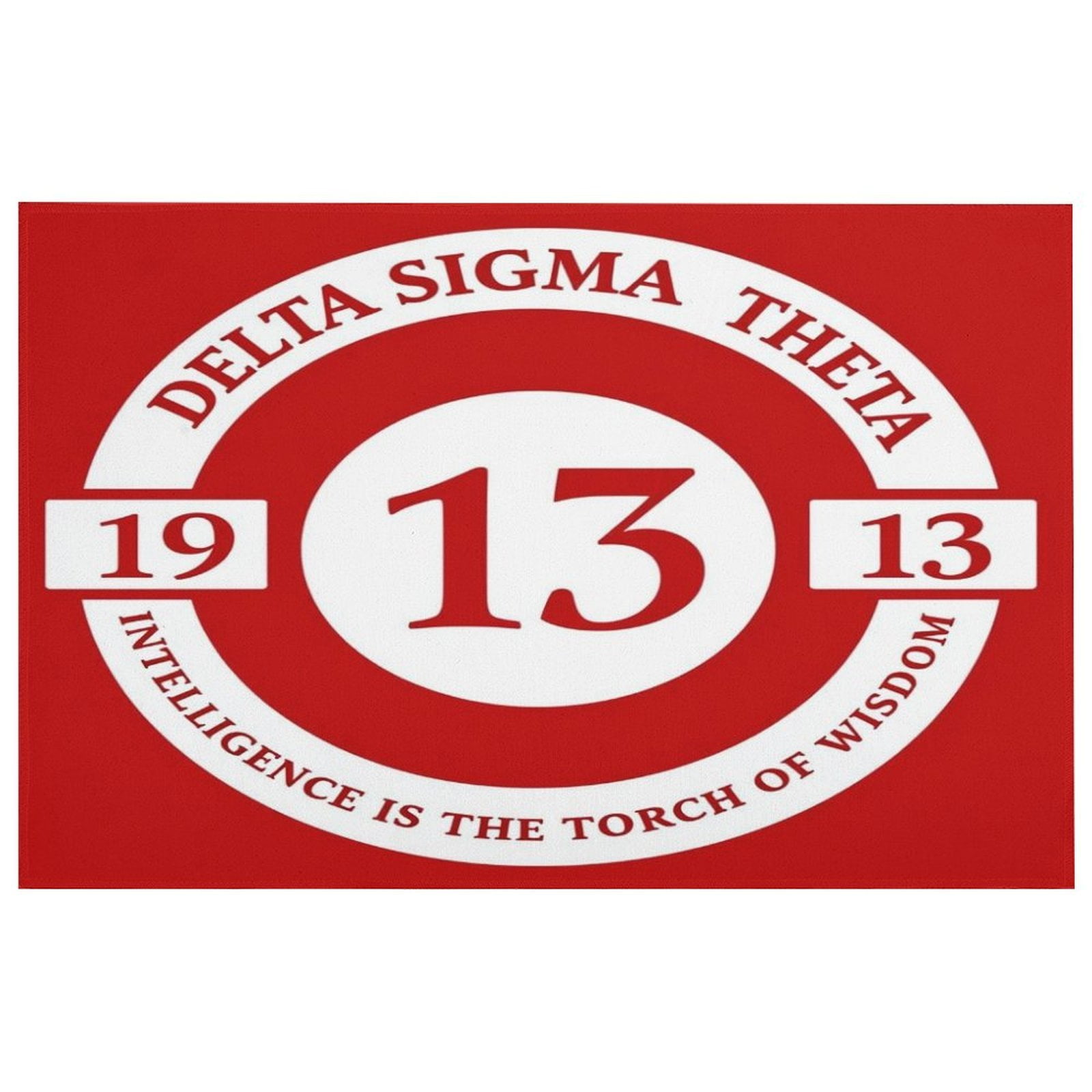 Delta Sigma Theta Emblem Adult Home Decor Bedroom Living Room Crystal ...