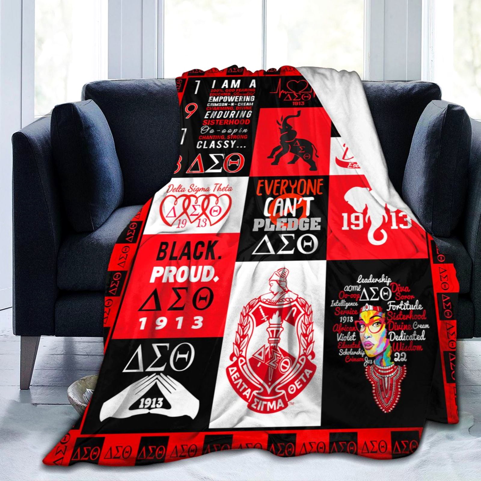 Delta Sigma Theta Gifts Blanket Throws Flannel Fleece Delta Sigma Theta ...