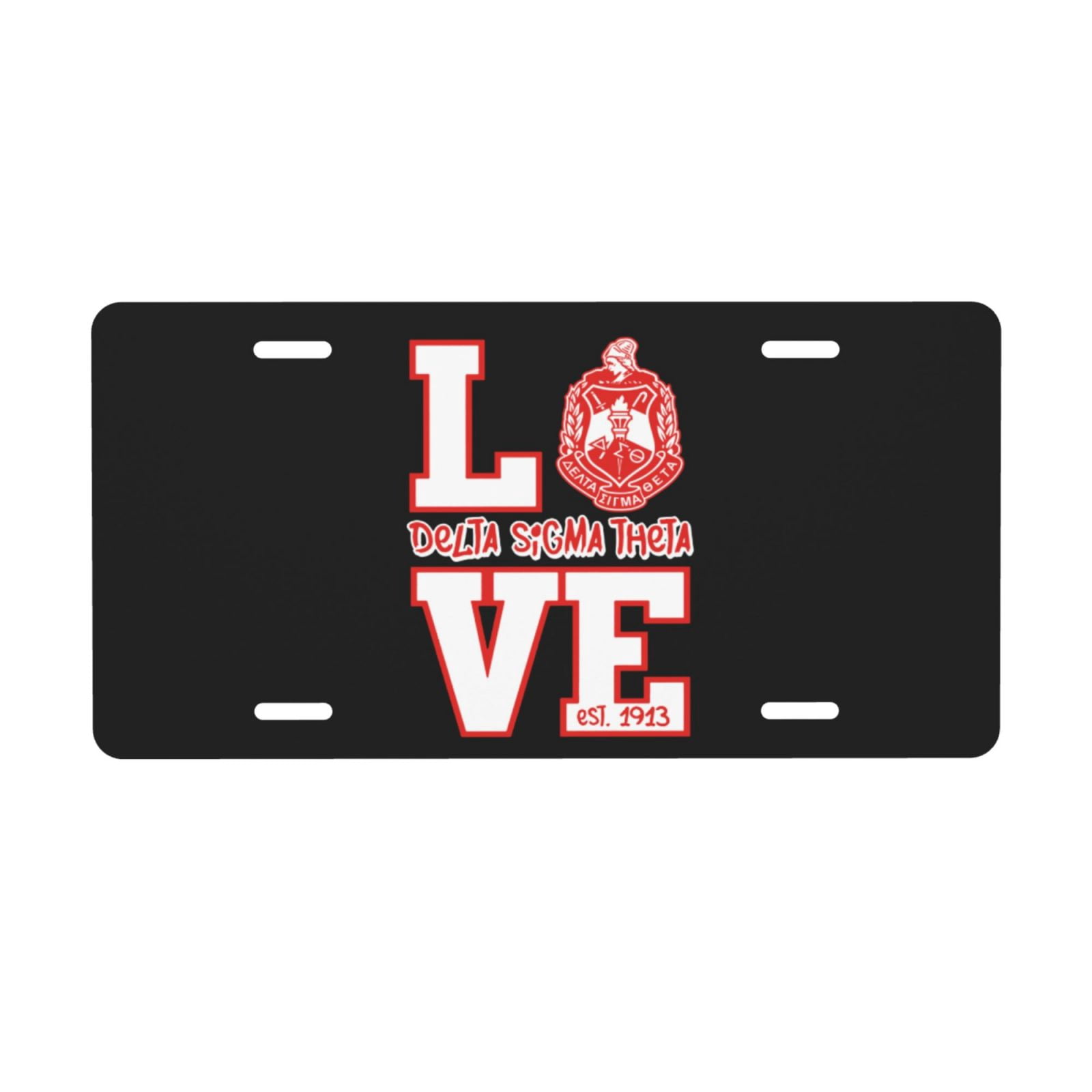 Delta Sigma Theta License Plate Covers Decorative Car Metal Plates ...