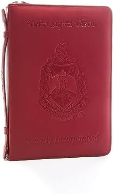 Delta Sigma Theta Ritual Commemorative Bible Cover (Dark Burgundy ...