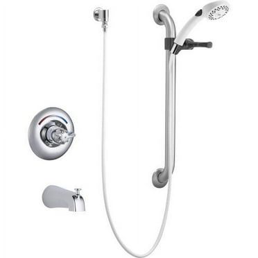 Delta 27C2942 Commercial 8 in. Widespread High Arc Bathroom Faucet ...