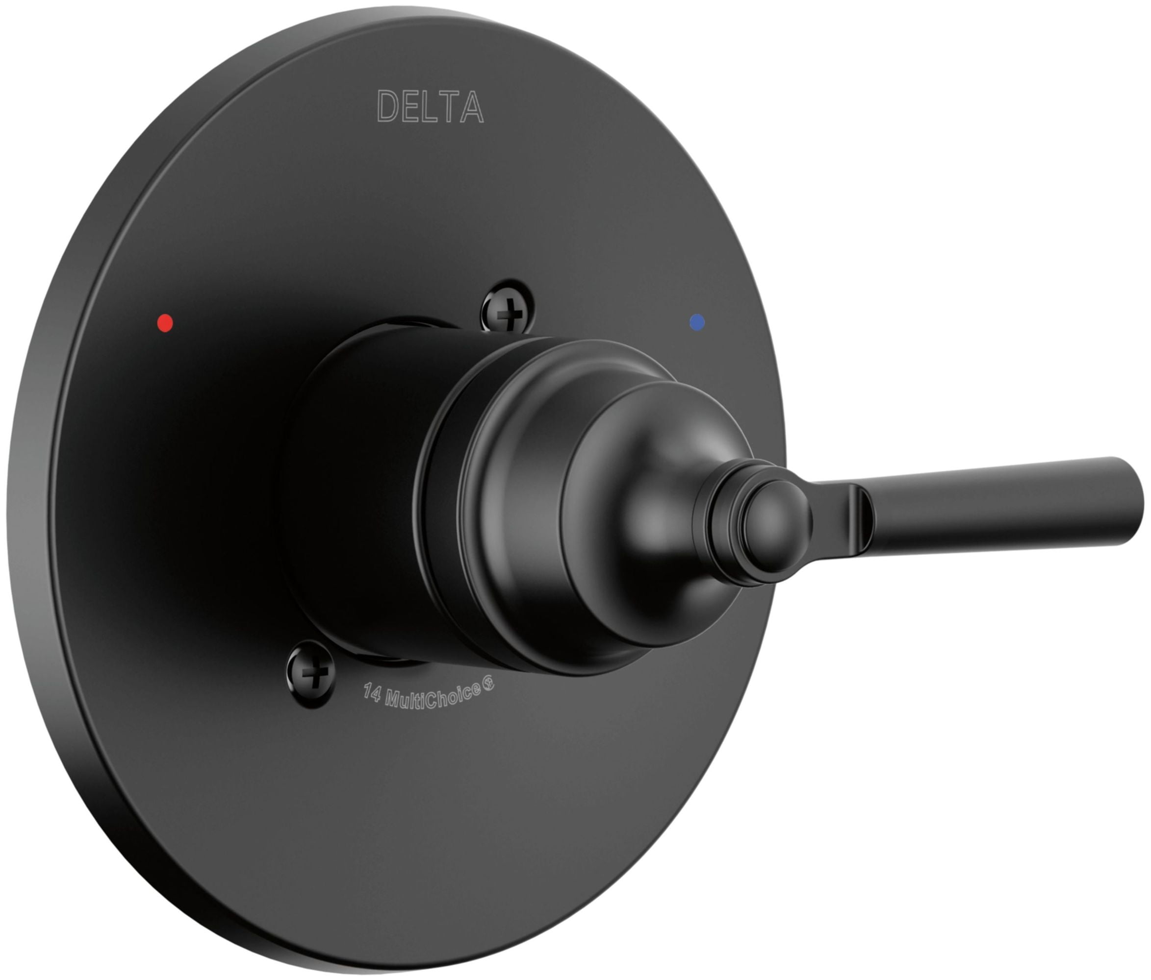 Delta T14035 Saylor Monitor 14 Series Black Round 1 Handle Balanced ...