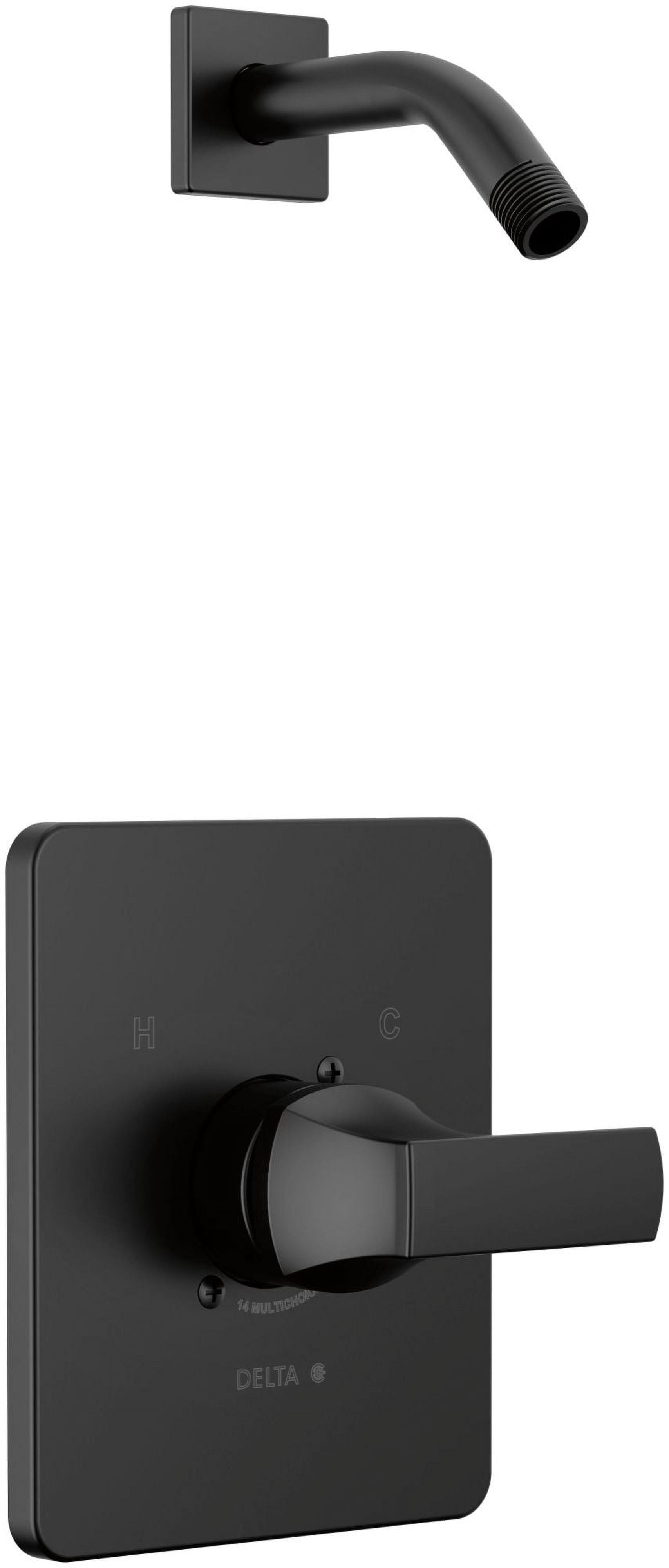 Delta T14237-Lhd Velum Shower Only Trim Package - Black - Walmart.com