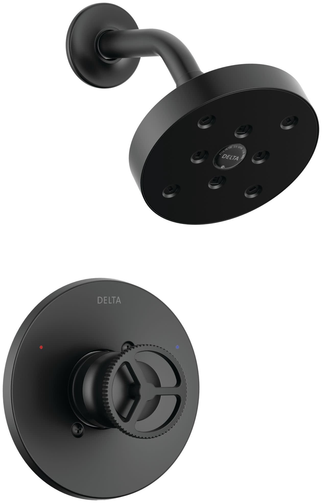 Delta T14258 Trinsic Shower Only Trim Package - Black - Walmart.com