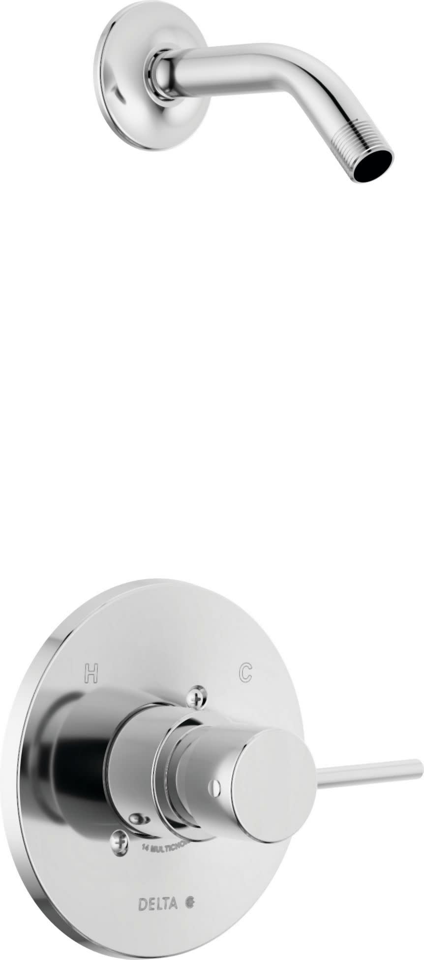 Delta T14259-Lhd-Pp Modern Shower Only Trim Package - Chrome - Walmart.com