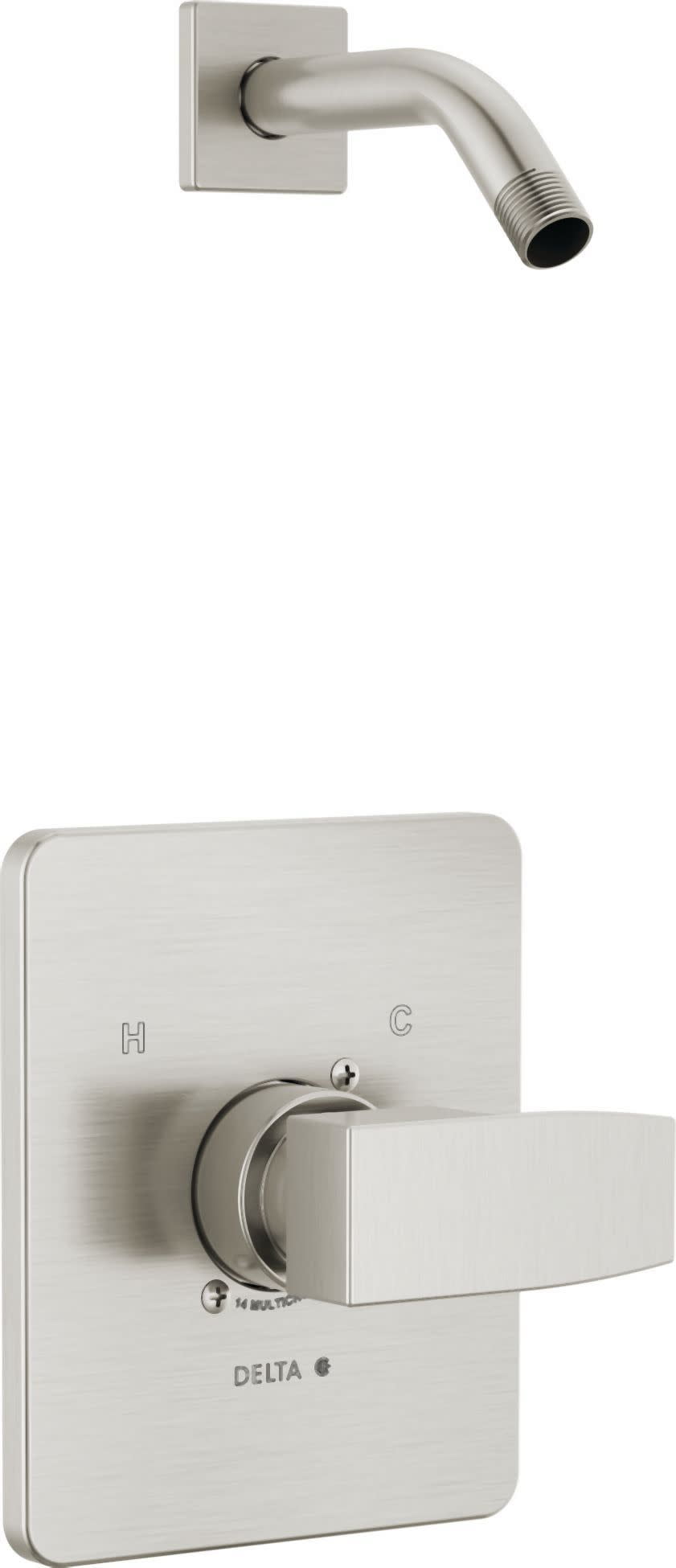 Delta T14267-Lhd-Pp Modern Shower Only Trim Package - Brilliance ...