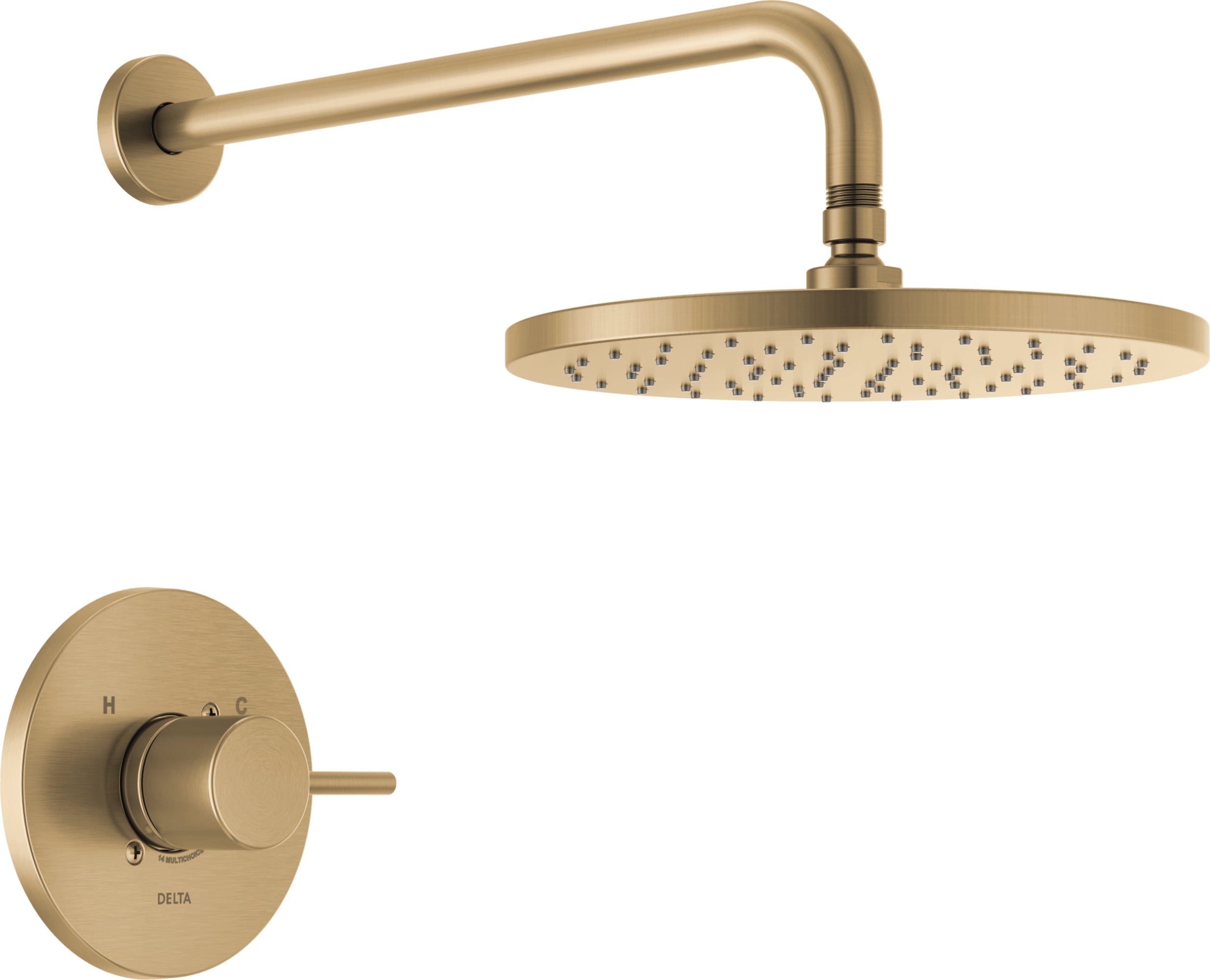 Delta T14269-Pp Modern Shower Only Trim Package - Bronze - Walmart.com