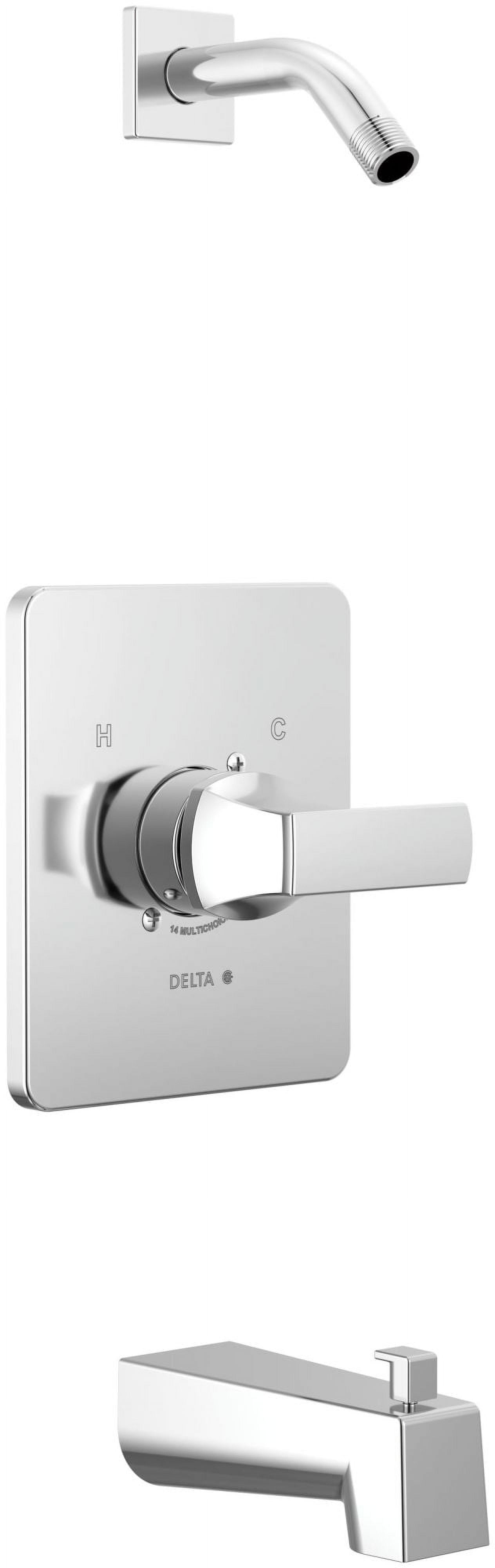 Delta T14437-Lhd Velum Monitor 14 Series Tub And Shower Trim Package ...