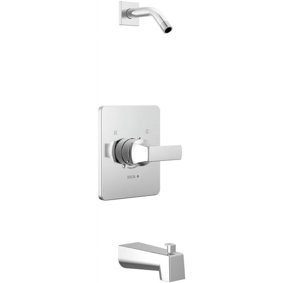 Delta T14437-Lhd Velum Monitor 14 Series Tub And Shower Trim Package ...