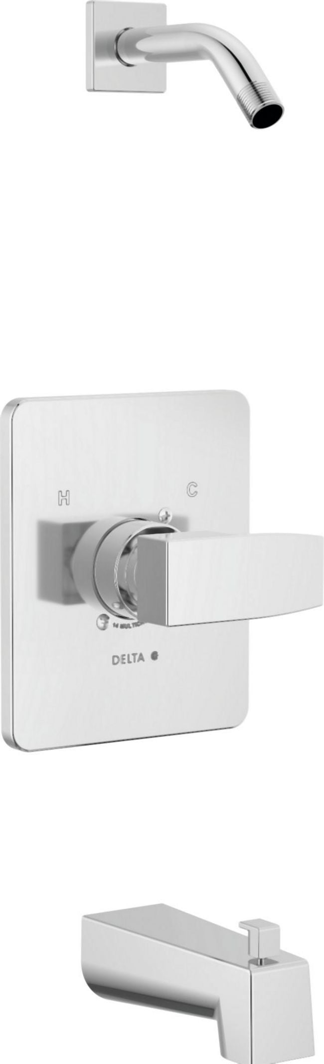 Delta T14467-Lhd-Pp Modern Monitor 14 Series Tub And Shower Trim ...